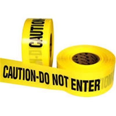 Cordova T20102 3"X 1000'"Caution Do Not Enter" Yellow/Black 2Mil ...