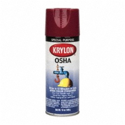 Krylon K02116 Osha Safety Red Spray Enamel K02116 KRYK02116 - Gas and ...