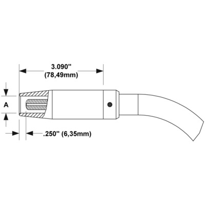 Tweco Wc26 Series Wc26-62R Nozzle (5/8) Alloy 145, Tip Recess 1/4 ...